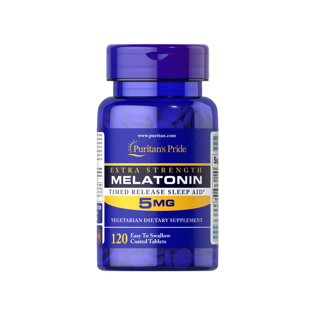 Melatonin 5 mg with B-6 120 Tablets Timed Release – Auroxhealth